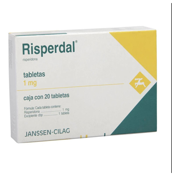 Risperidona 1 Mg X 20 Tabletas Risperidona 1 Mg X 20 Tabletas